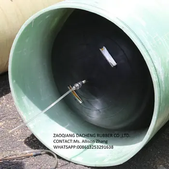 Rubber Inflatable Pipe Cap For Pipeline Workds - Buy Inflatable Pipe ...