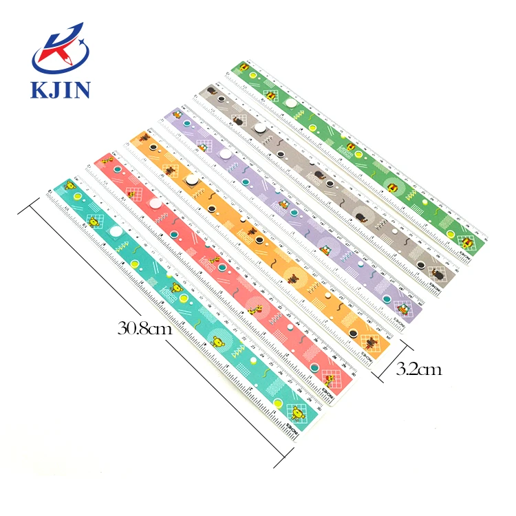 Custom Plastic Ruler 15/30cm - Eco-Friendly & Promotional