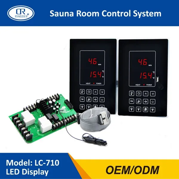 Ringder Lc-710 Led Infrared Sauna Control Panel Temperature Controller ...