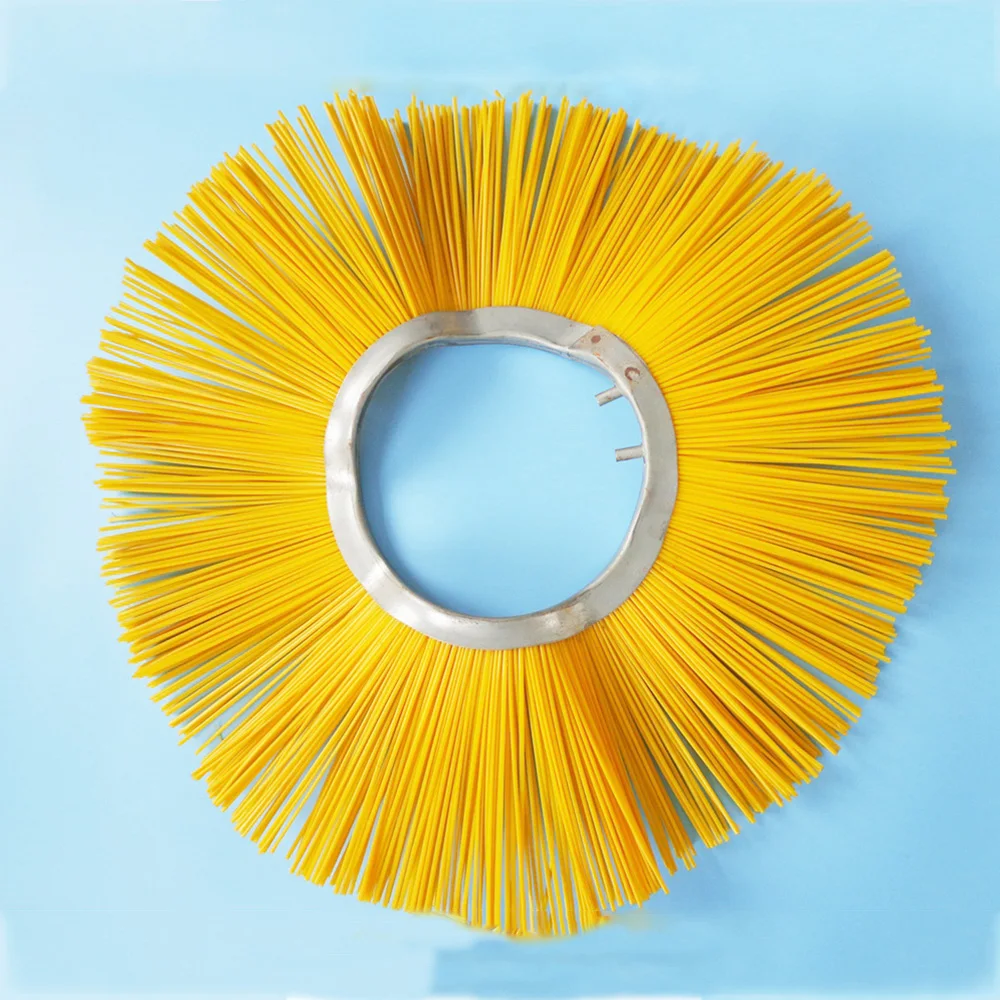 Poly Wafer Brush Road Broom Segments Rotary Broom For Snow Removal ...