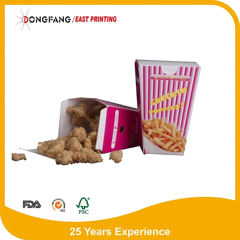Doner Kebab Chips Packaging Box - Popcorn Kebab Style