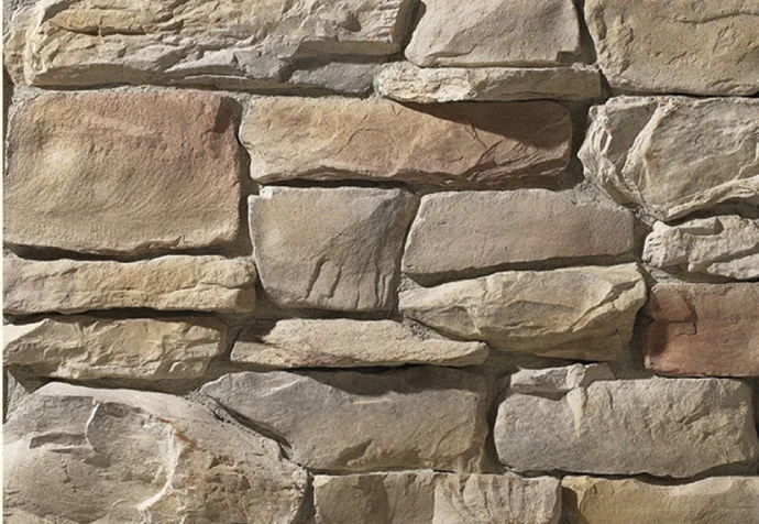 Prefab Stone Wall/stone Hardboard Wall Panel/wall Cladding Split Face ...