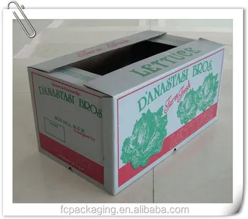 Fresh Lettuce Box Packing Carton For Lettuce Wax Lettuce Packing - Buy ...