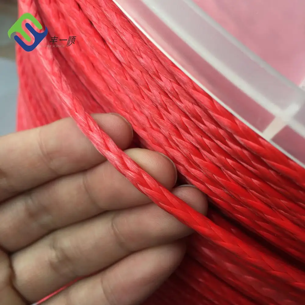 Uv Resistant Fabric Synthetic 12 Strand 3mm Uhmwpe Rope 4mm - Buy ...