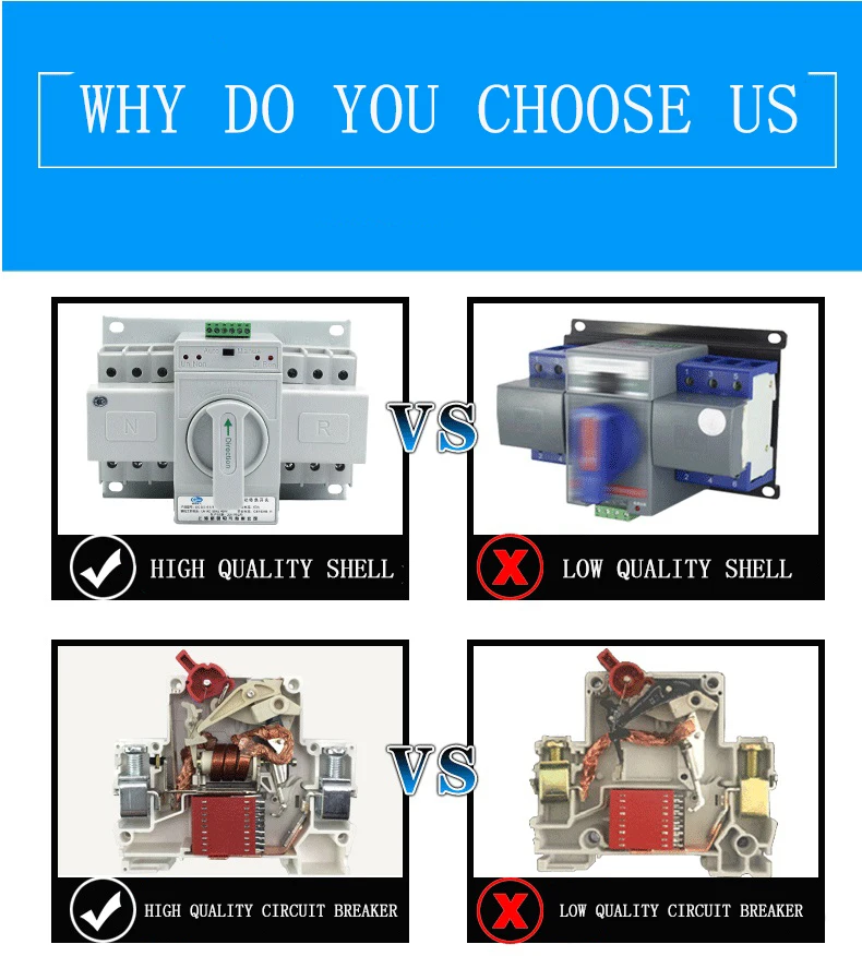 Ac Dc Dual Power Generator Change Over Automatic Tranisfer Changeover ...