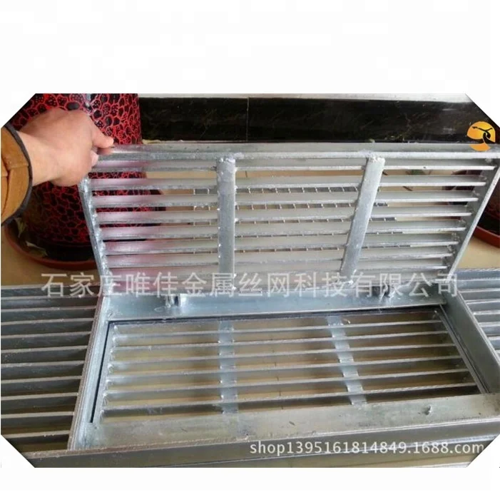 180 Degree Mid Steel Grate Hinge Type Drain Grating - Buy Drain Grating ...