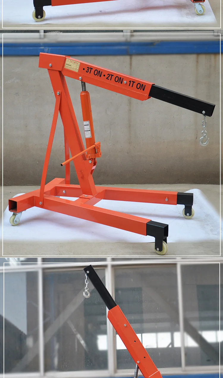 Portable Hydraulic Engine Hoist - Mini Crane Lift for Sale, 2-3 Ton ...