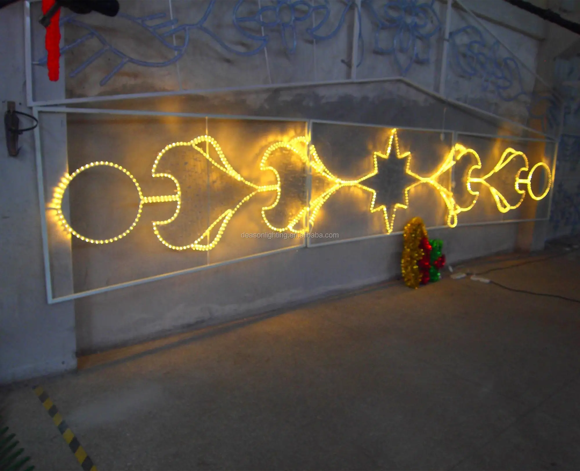 Christmas Street Light Decoration/ Led Street Motif Lights For Sale ...