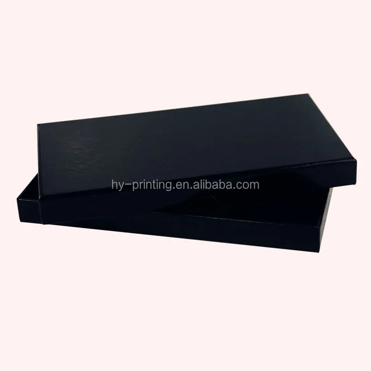 Custom Design Black DL Voucher Style Gift Boxes for Craft