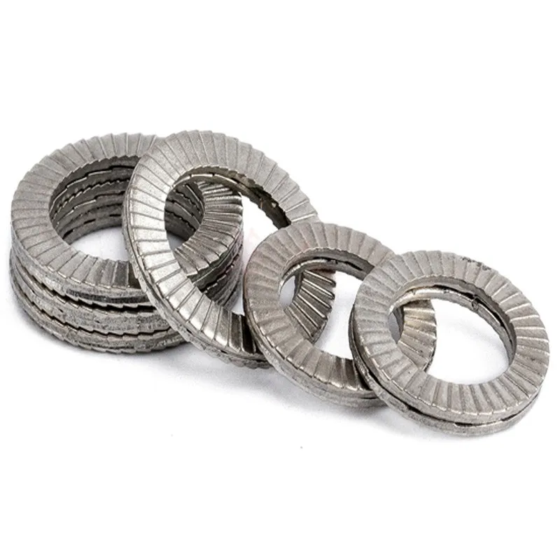 SS304 SS316 Stainless Steel Self Lock Washer DIN25021