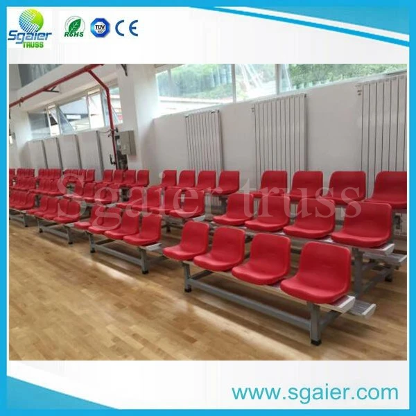 Aluminum Grandstand Spectator Stand Gym Bleachers Portable Bleachers ...