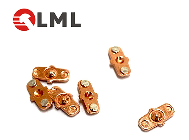 Custom Rotating Electrical Bimetal Silver Copper Alloy Contact Rivet ...