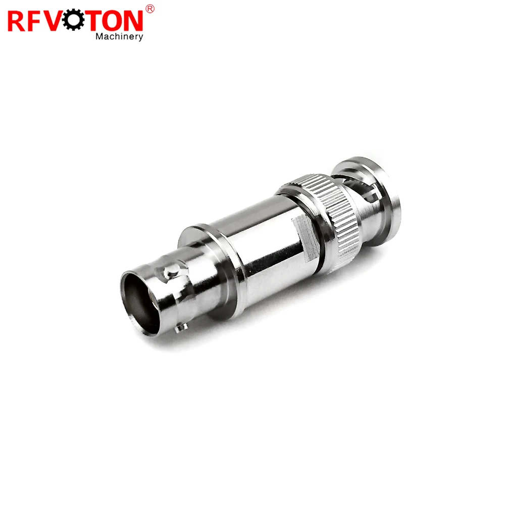 75ohm Bnc Female To Male Right Angle Triax Coaxial Connector - Buy ...