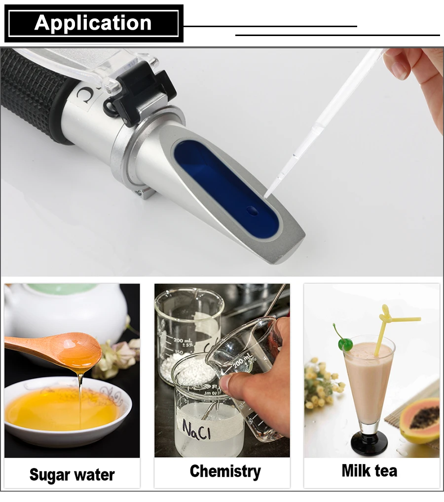 Brix Meter Salinity Meter - Two in One for Sweetness Test