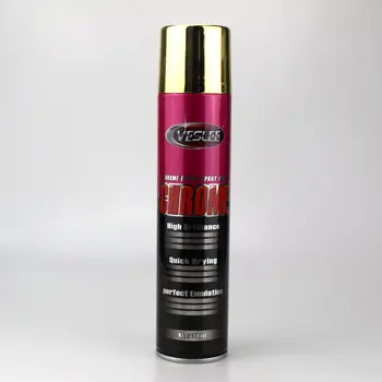 Spray Chemical Gold And Chrome Plating Paint Car Mirror Gold Chrome ...