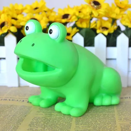 Squeaky Rubber Green Frog Dog Toy Chew Toys Pet Supplies Toys - Buy ...