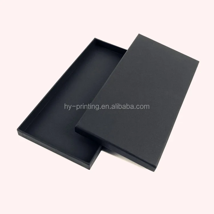 Custom Design Black DL Voucher Style Gift Boxes for Craft