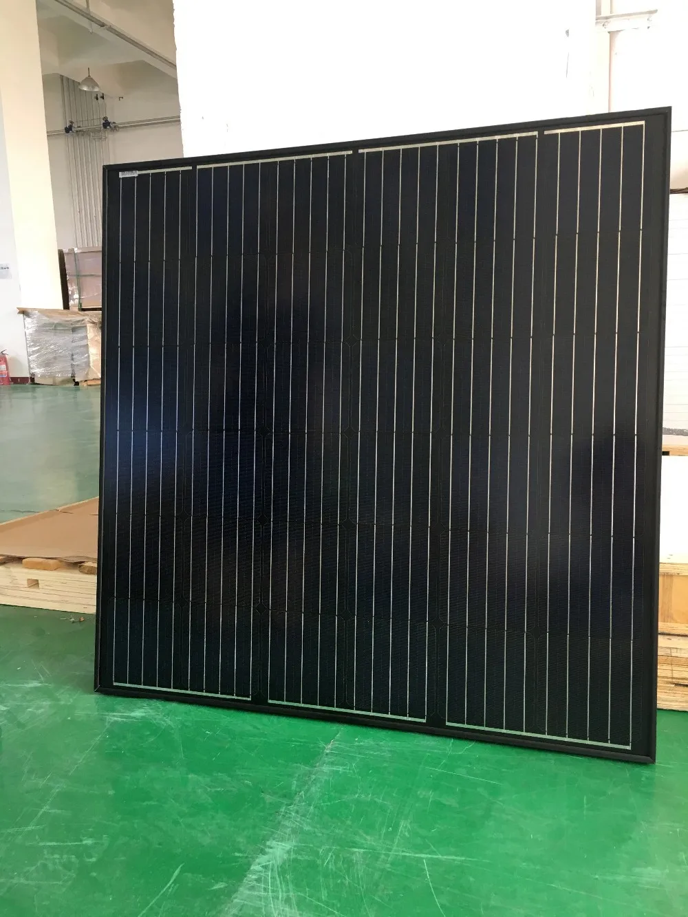130w 170w 300w Polycarbonate All Black Solar Panel Black - Buy ...