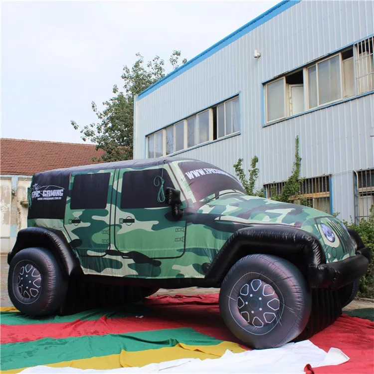 Giant PVC Inflatable Advertising Car - Customizable Jeep