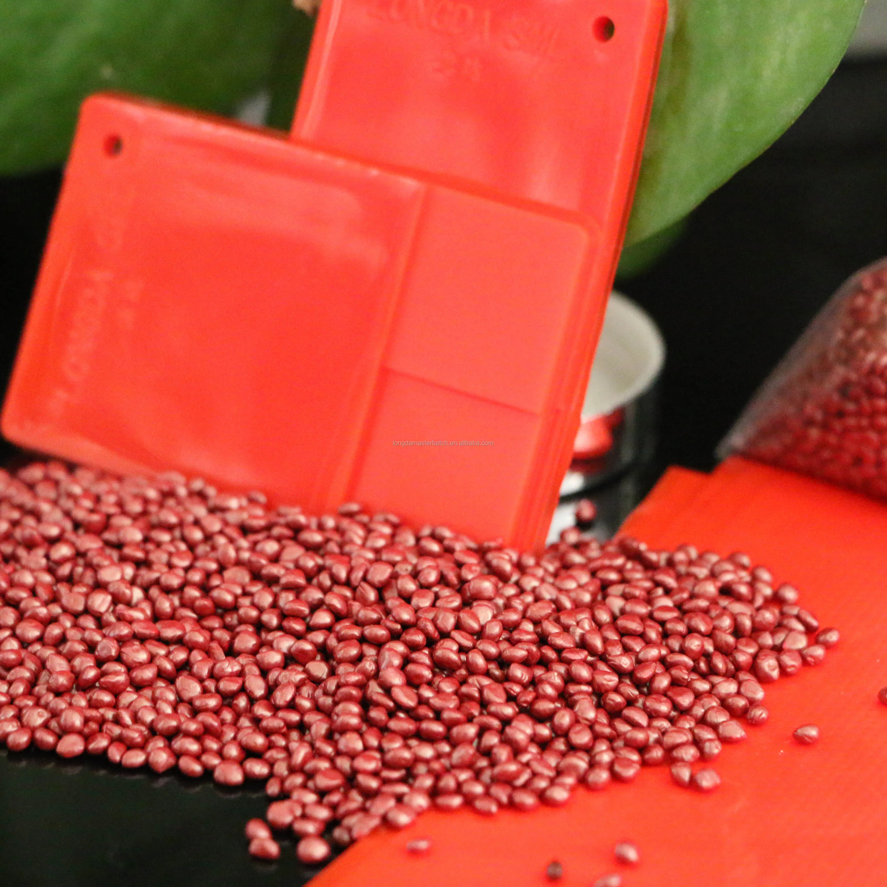 Concentrados de Color rojo masterbatch, fabricante de Masterbatch a bajo precio