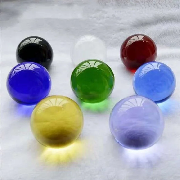 Customized Logo Glass Marble Balls - Durable & Transparent
