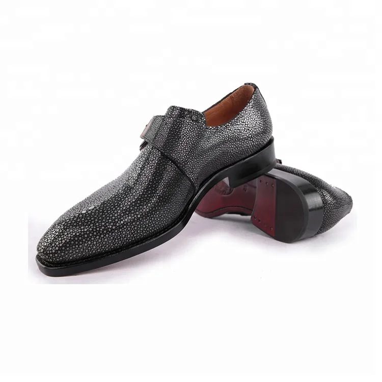 Formal Style Top Quality Elegant Exotic Genuine Stingray Skin Shoes For ...