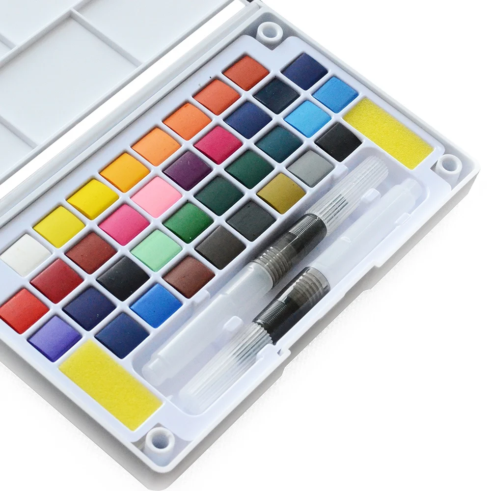 36 Colors Portable Pocket Watercolor Set - Joyart Art Supplies