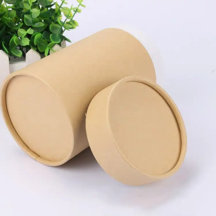 Customized Round Recycled Cylinder Cardboard Tube Packaging