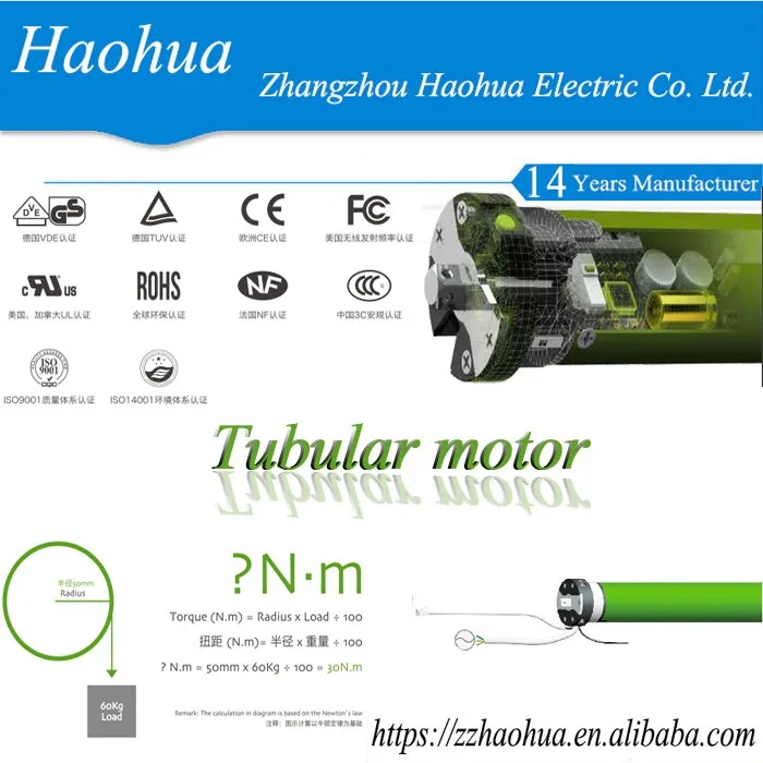 5 Years Dooya Tubular Motors Dm35r - Buy Ac Tubular Motor,Tubular ...