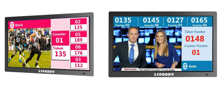 QMS Queue Management System - 32 Inch LCD CCTV Monitor