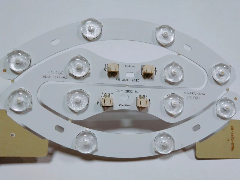 2835 2B4C LED PCB Assembly - Customized Single Color 12V 9W