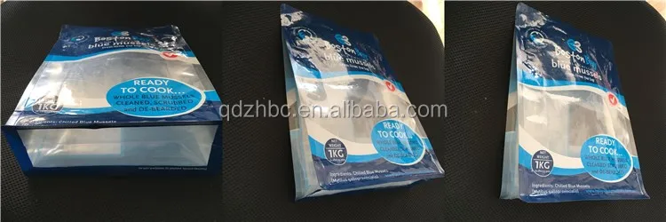 Plastic Zipper Dried Seafood Sea Cucumber Scallop Fish Packaging Bag ...