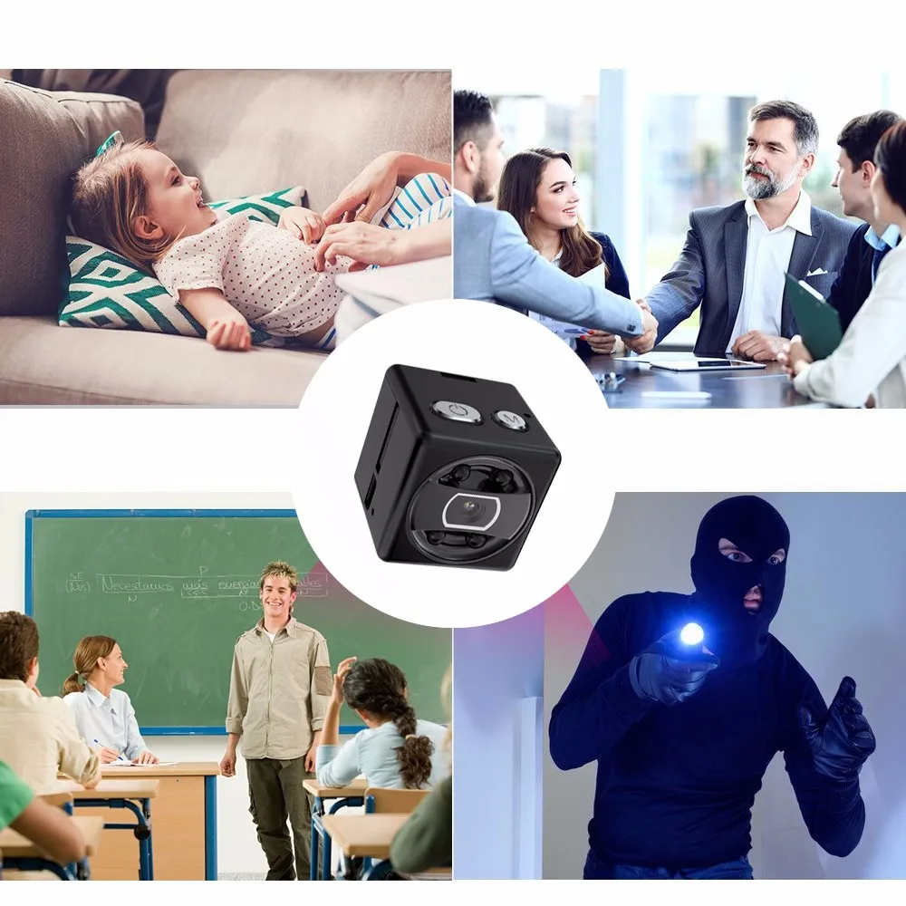 Mini Ir-cut Camera Hd 1080p Infrared Night Vision Small Cam Portable ...