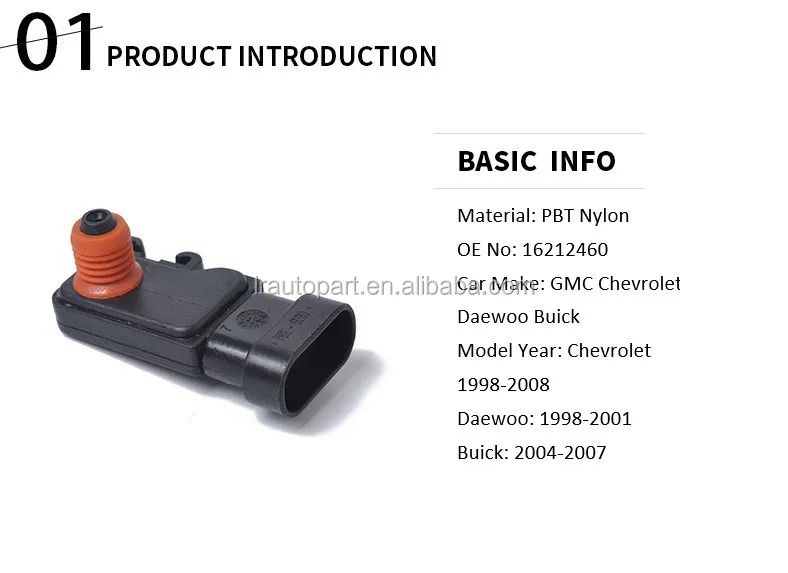 Map Sensor 16212460 12614970 For Gm Honda Chevy Isuzu Pontiac Cadillac ...