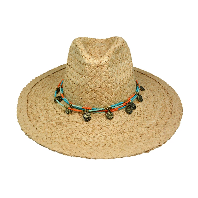 Unisex Summer Sun Cap - Cone Conical Chinese Fan Bamboo Straw Hat