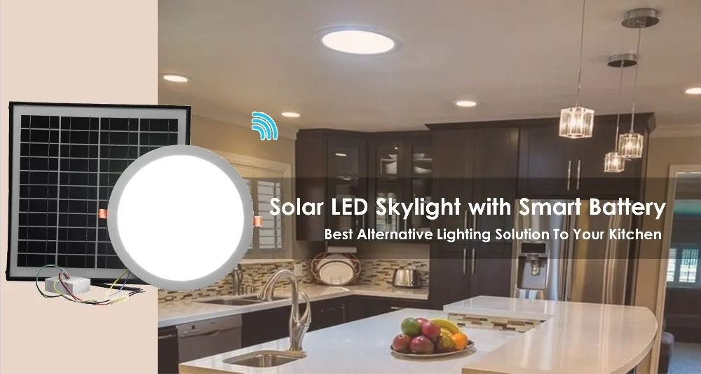 Smart Lighting with Solar LED Skylight for Indoor & Outdoor