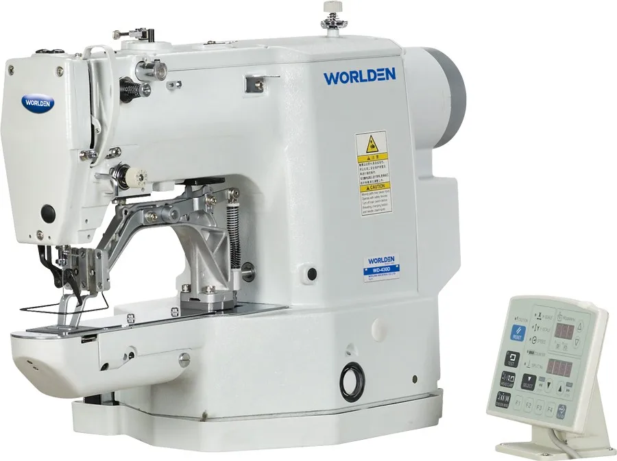 Wd 430d Industrial Highest Speed Direct Drive Bar-tacking Button Sewing ...