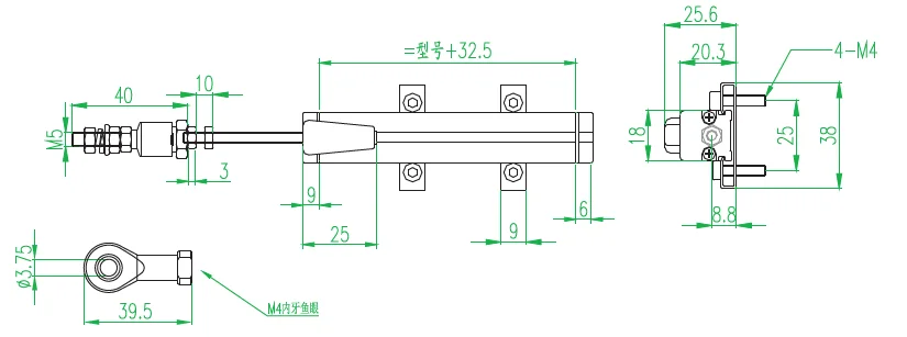 100mm Stroke Resistive Transducers - Precise Position Sensors