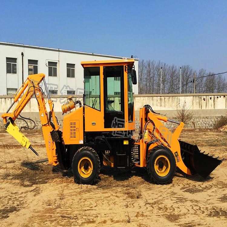 3ton Mini Roue Utilisé Tracteur Pelle Rétrocaveuse À Vendre - Buy Mini ...