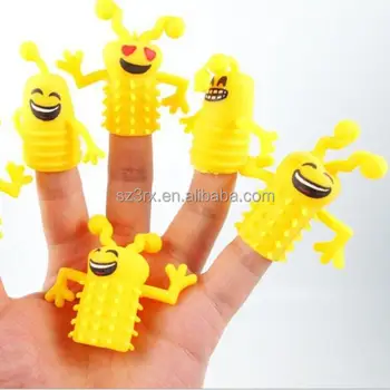 Finger Toy/cute Finger Plastic Toy For Kids/cheap Price Custom Cartoon ...