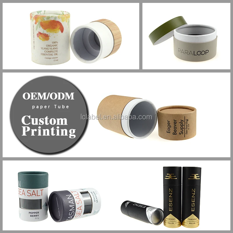 Customized Cardboard Cylinder Packaging Box Paper Cylinder Cardboard ...
