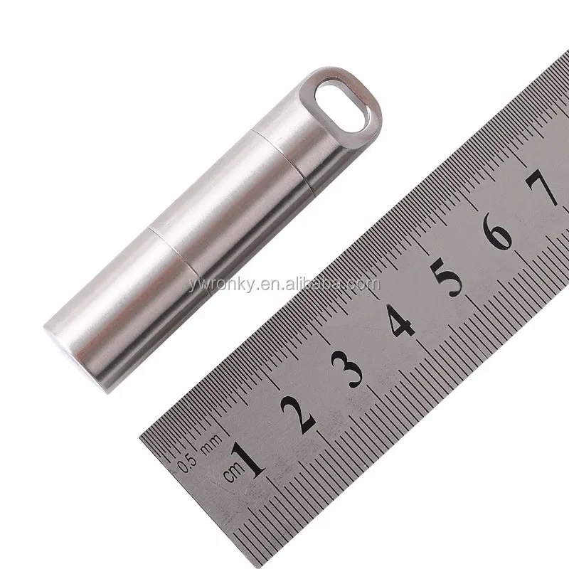 304 Stainless Steel Pill Container - Durable & Waterproof