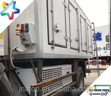 Deep Frozen Ice Cream Truck Body Eutectic Cold Plate