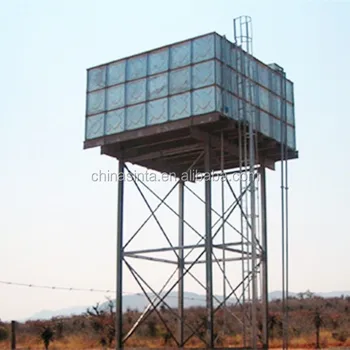Steel Water Tank Tower 10m - Buy Steel Water Tank Tower 10m,Steel Water ...