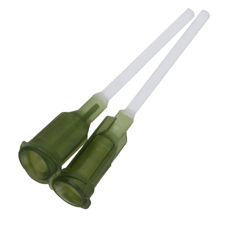 1.5'' Tip Length 14g Olive Color Pp Flexible Dispensing Needle Tips ...