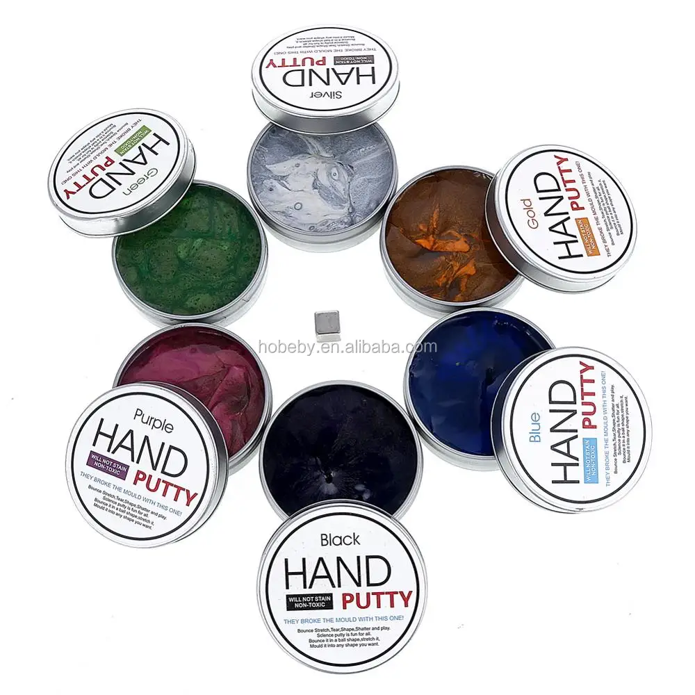 Magnetic Putty Relieve Stress Hand Physical Therapy Mud Fun Moving ...