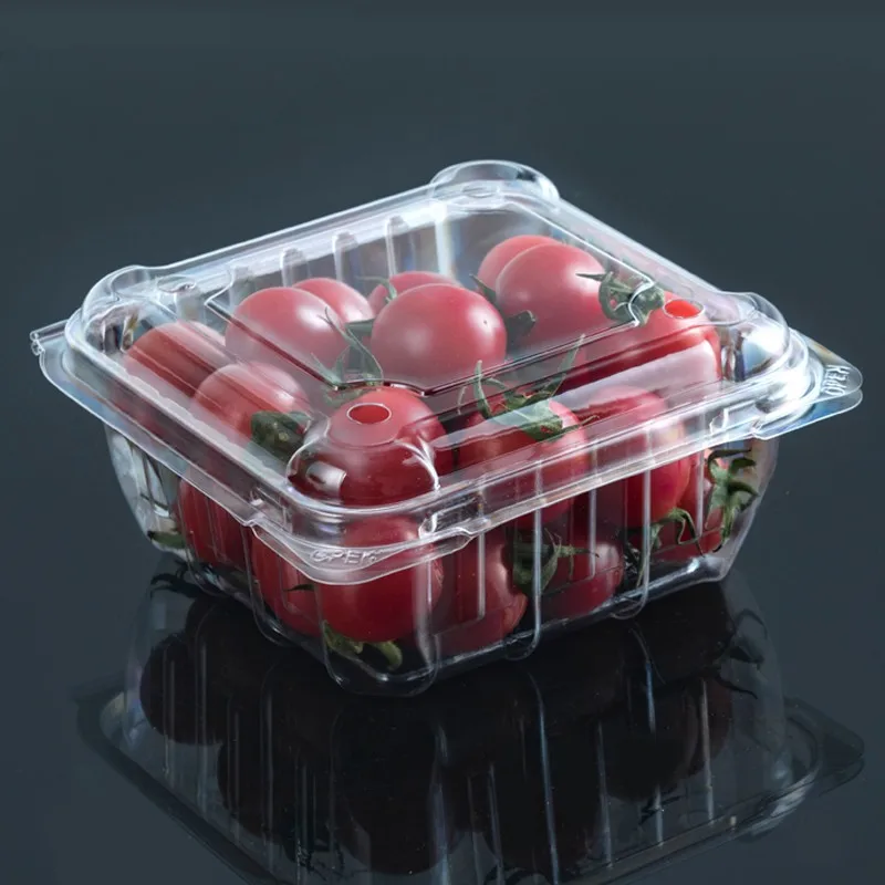 125g 250g 500g Plastic Fruit Packaging Clear Box Fruit Berry Strawberry ...