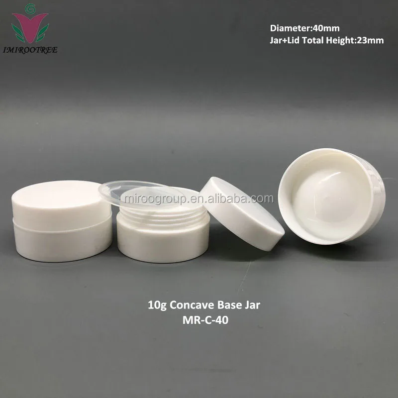 300pcs/lot In Stock 10g Pp Concave Base Cosmetic Container With Sealed ...