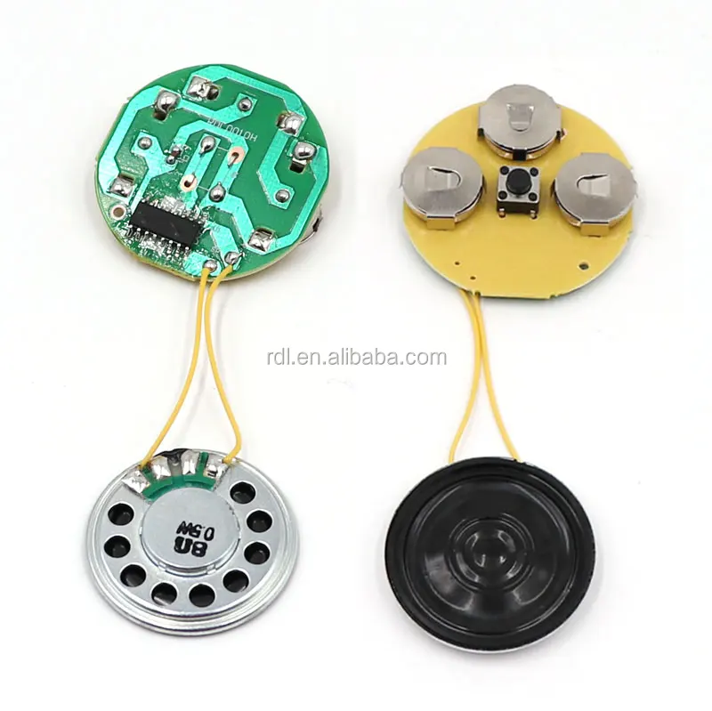 Mini Voice Recorder Chip for Toys - 40mm Speaker, 30s Sound Duration