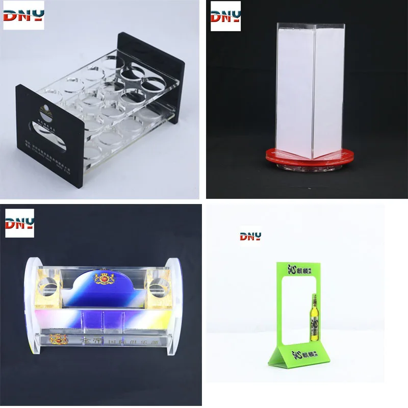 6 Sided Rotating Restaurant Clear Acrylic Table Sign Card Menu Card ...